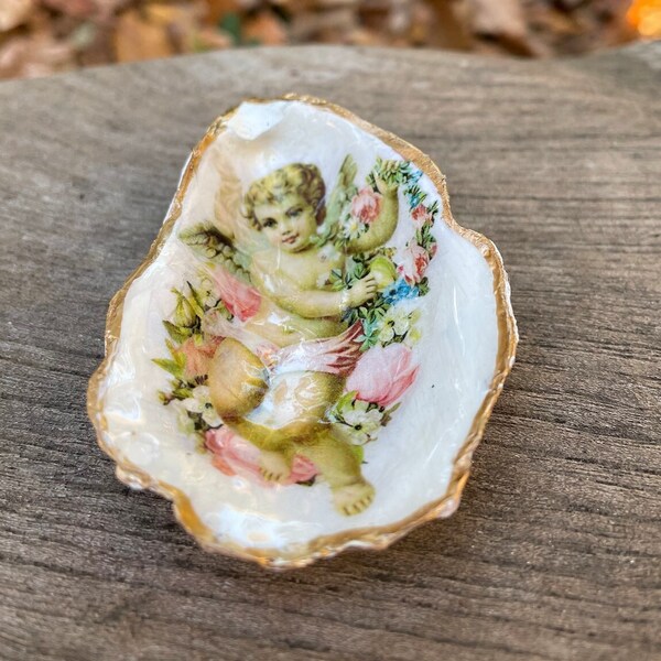 Oyster Shell Angel - Etsy