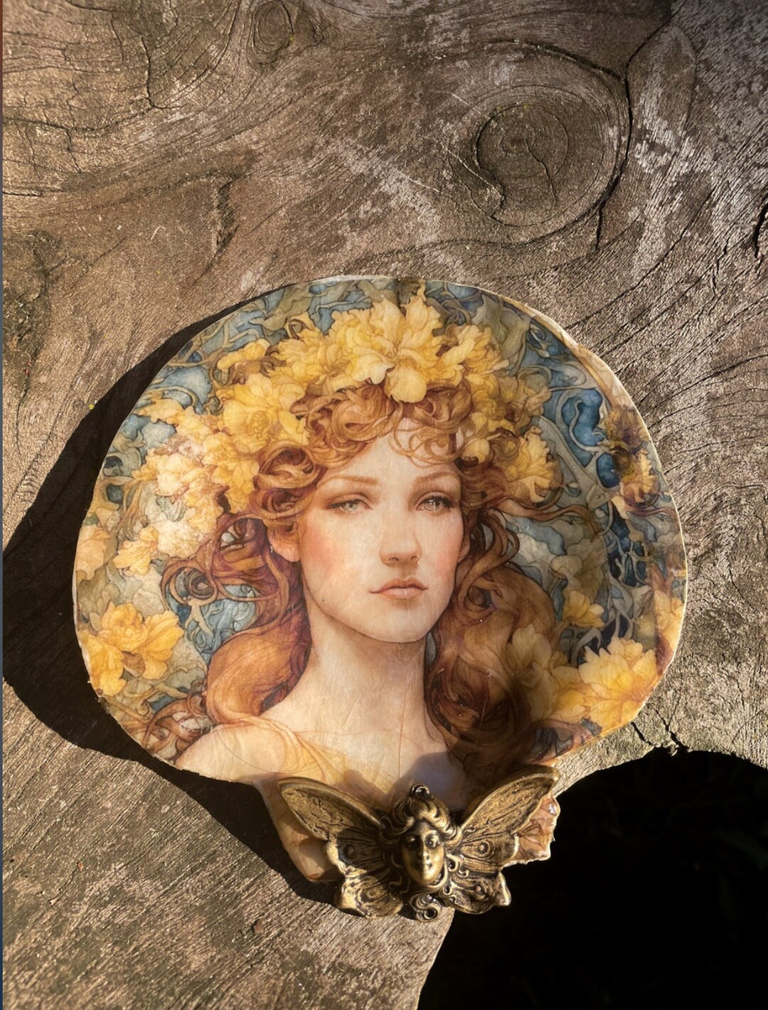 Art Nouveau, Alphonse Mucha Style, Fairy, Gift for a Friend, Birthday ...