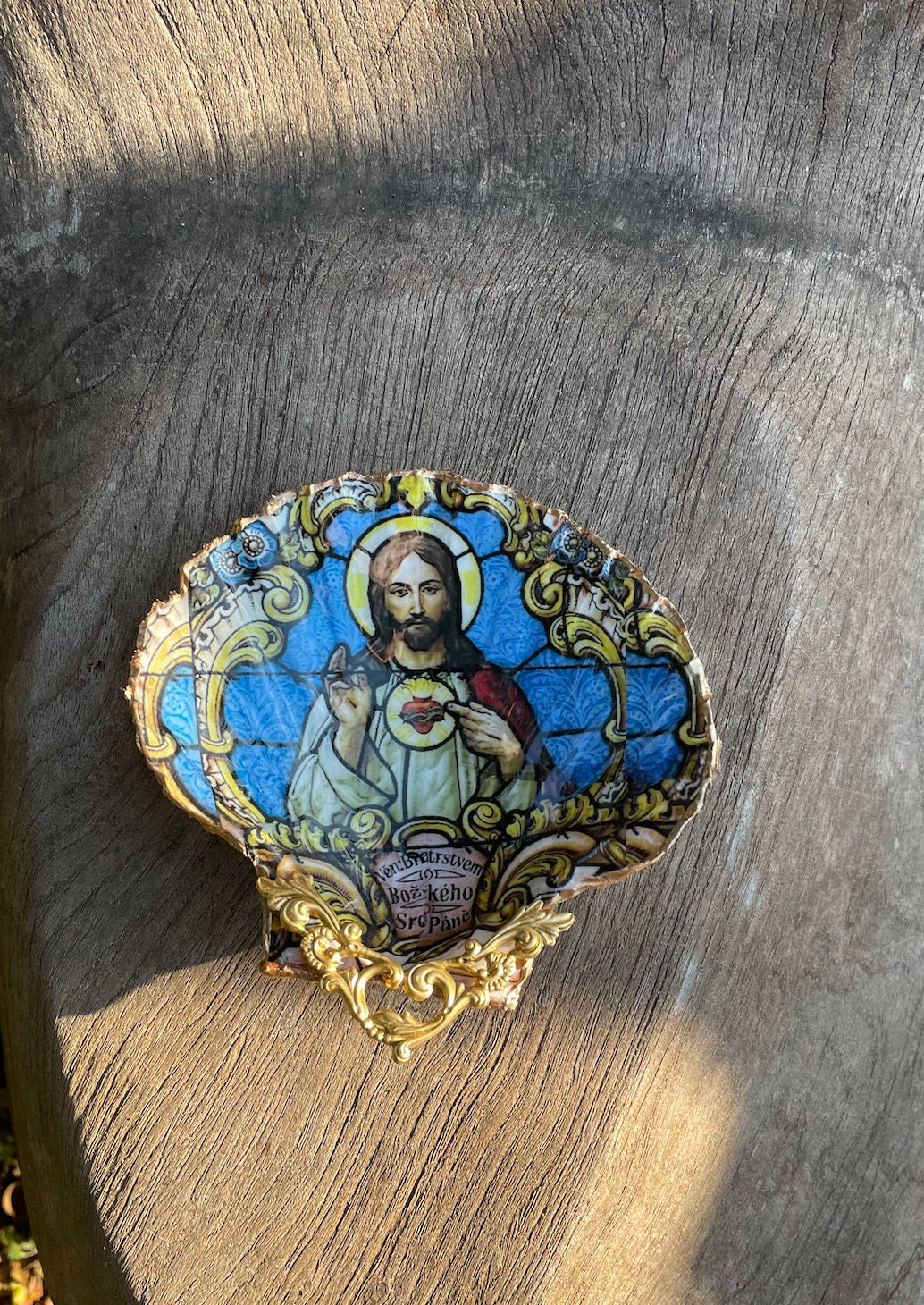 Jesus Jesus Christ Decoupage Shell Religious Gift Son Go - Etsy