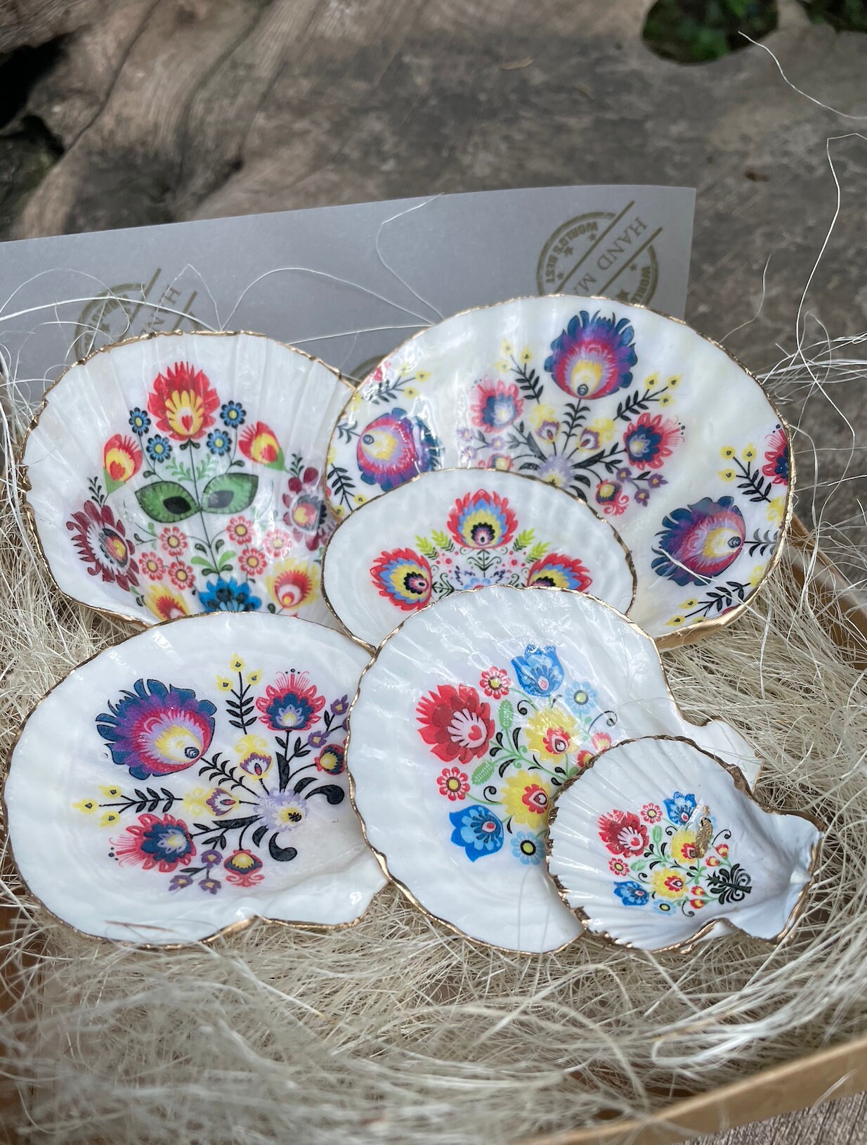 Gift Box Gift for a Friend Polish Floral Art Housewarming - Etsy