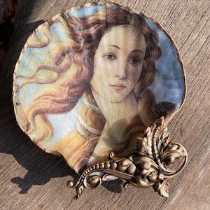 Venus, the Birth of Venus, Botticelli, Gift, Shell Art, Scallop Shell ...