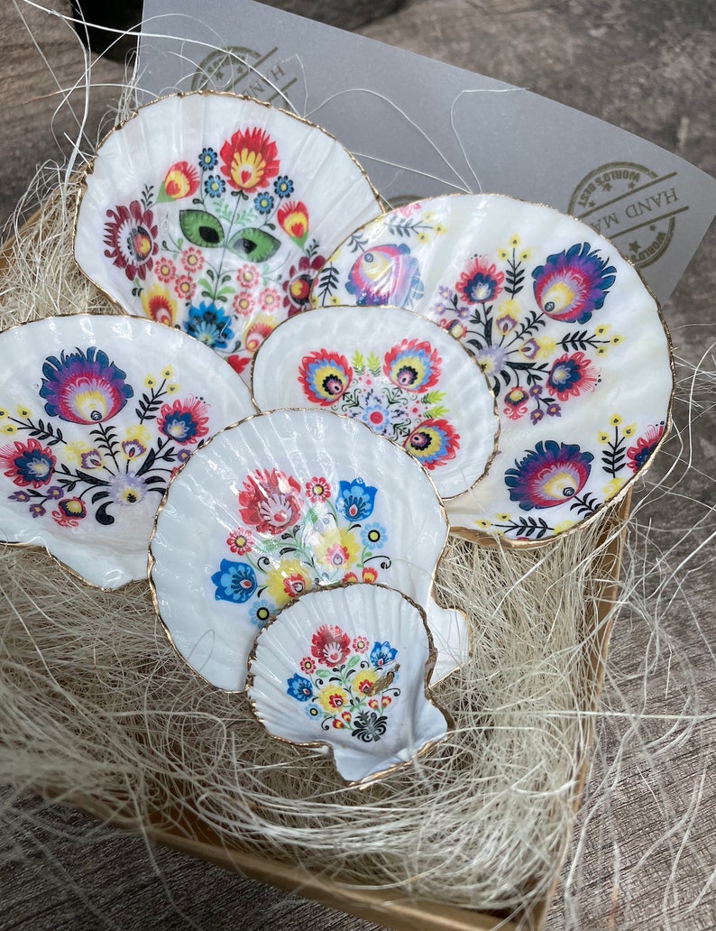 Gift Box Gift for a Friend Polish Floral Art Housewarming - Etsy