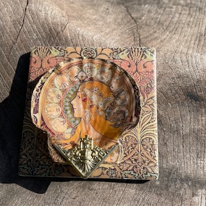 Tiles, Tile, Alfred Mucha Print, Alfons Mucha , Mucha, Decorative Tiles ...