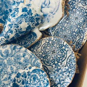 Mother's Day Gift, Gift for a Friend, Blue and White , Azulejos ...