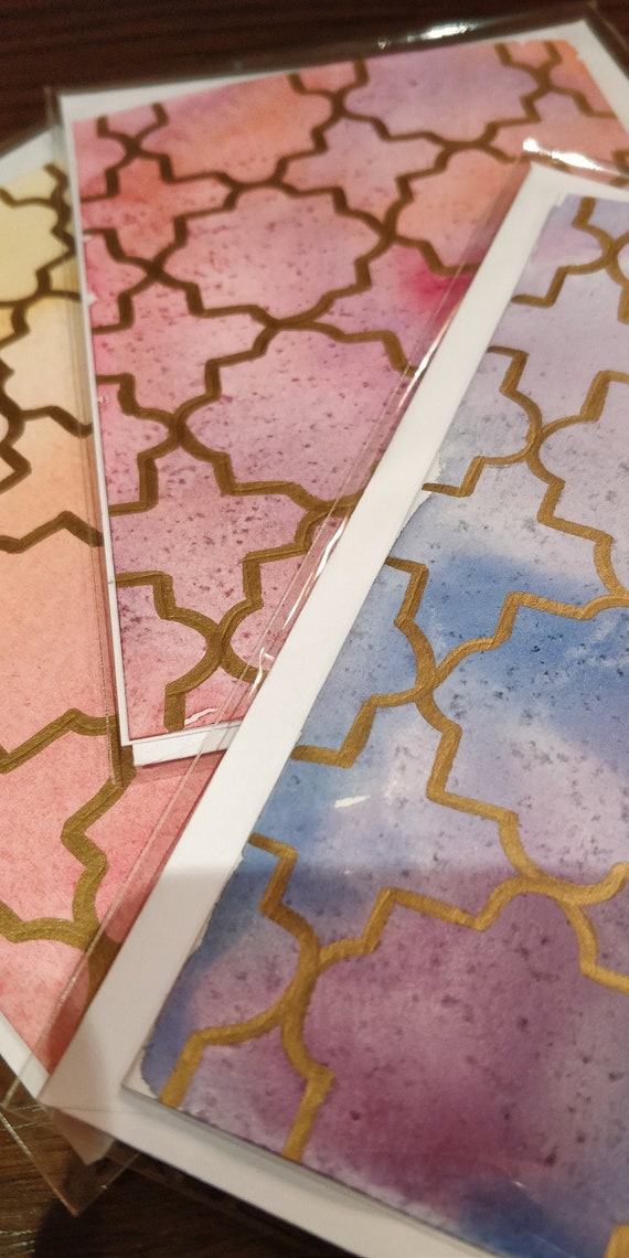 Moroccan Tile Greeting Card - Etsy