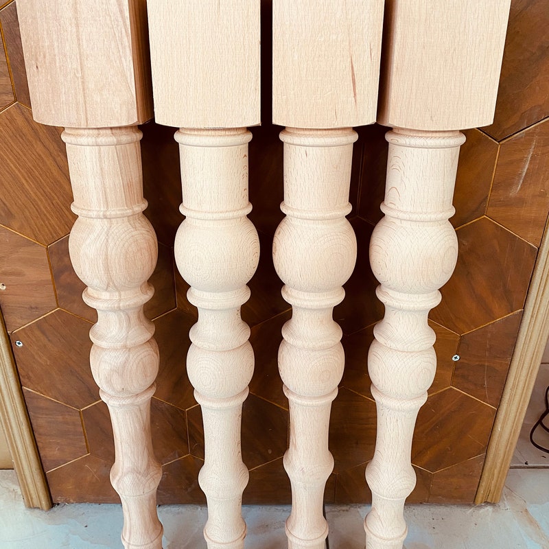 Turned Leg Table - Etsy