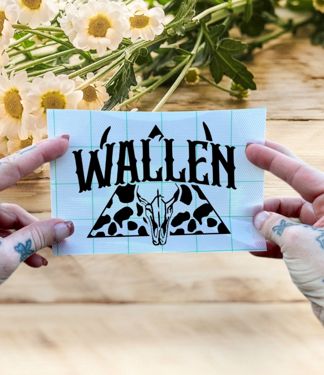 Wallen Bull Skull Decal - Etsy