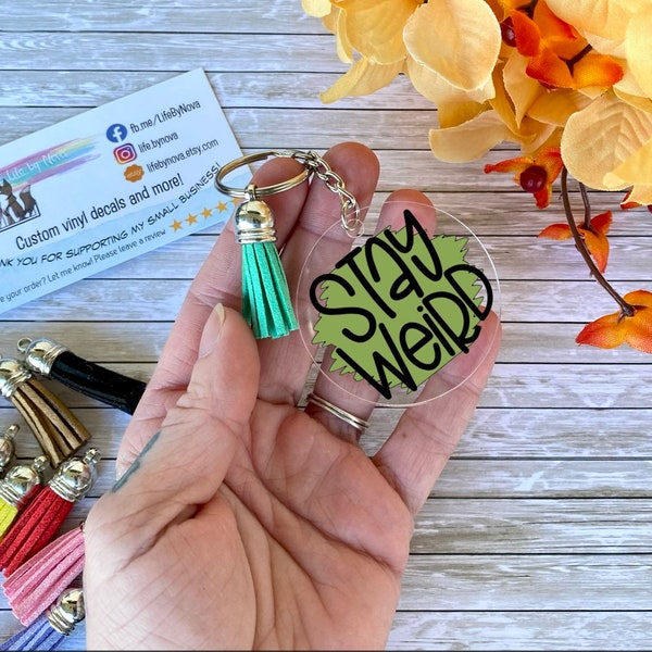 Weird Keychain - Etsy