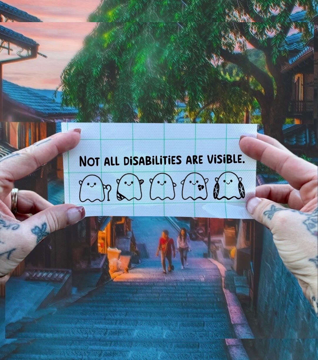 Not All Disabilities Ghost Look Like This Decal - Etsy