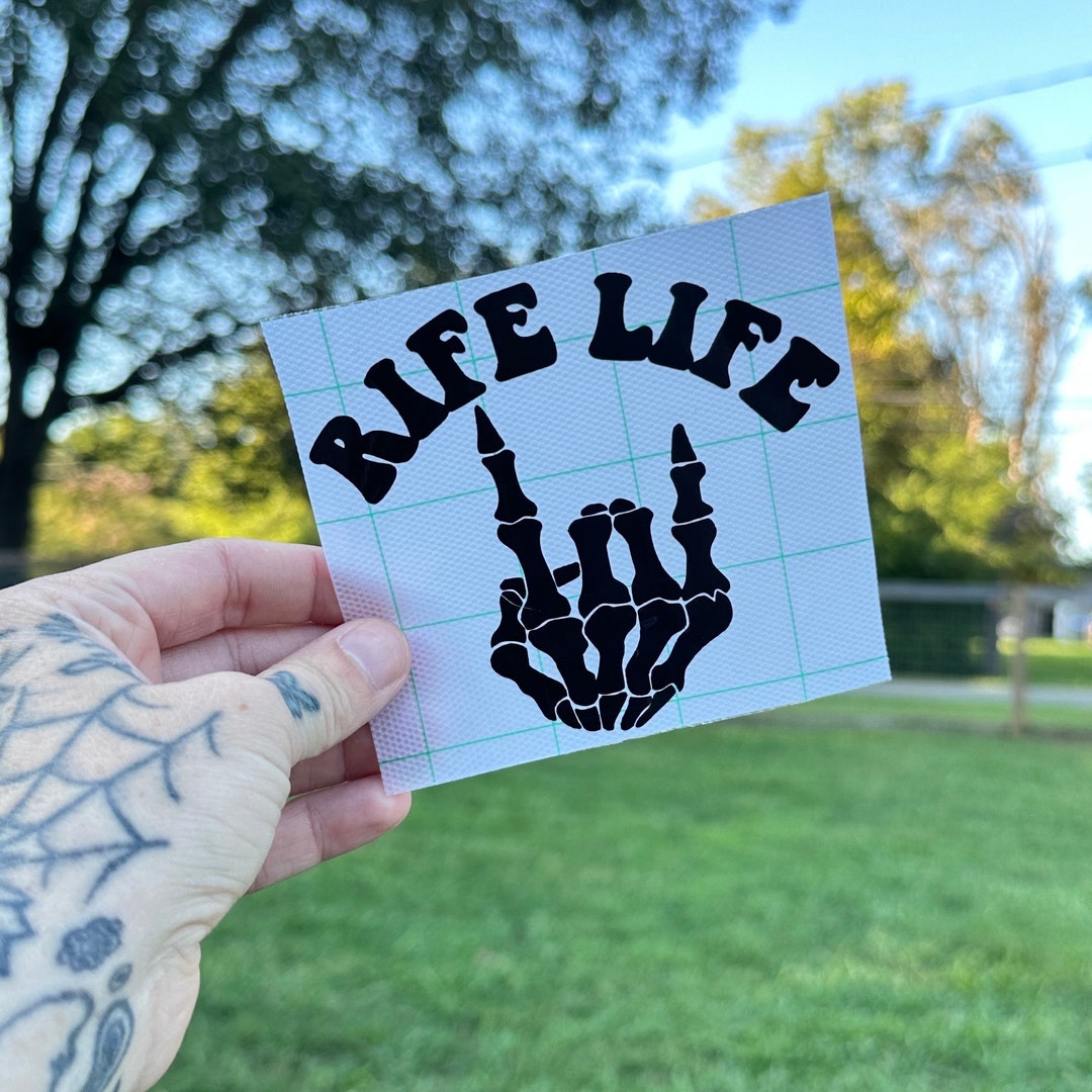 Rife Life Decal - Etsy