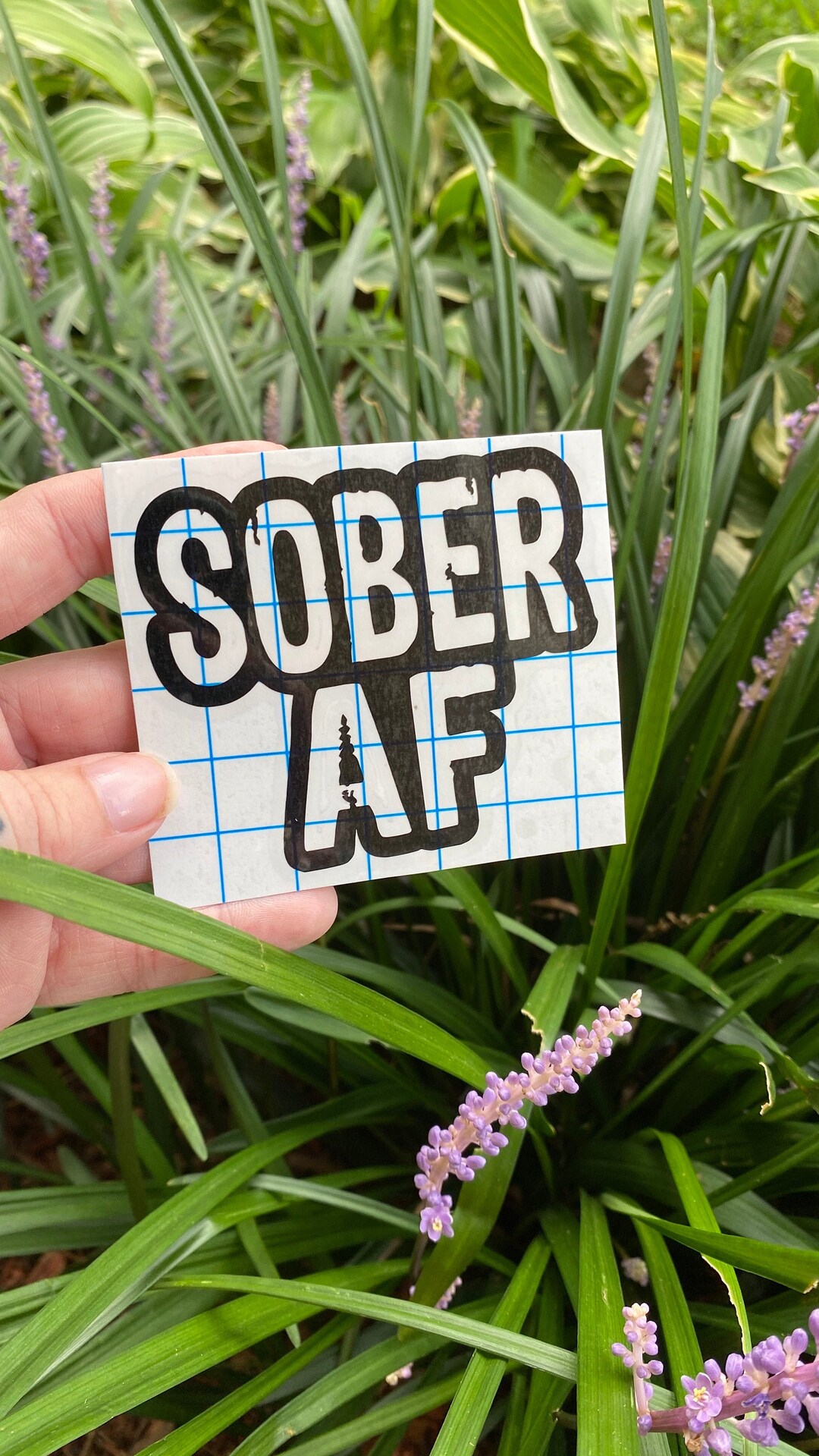 Sober AF Decal - Etsy