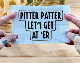 Pitter Patter, Letterkenny Logo Die Cut Sticker - Etsy