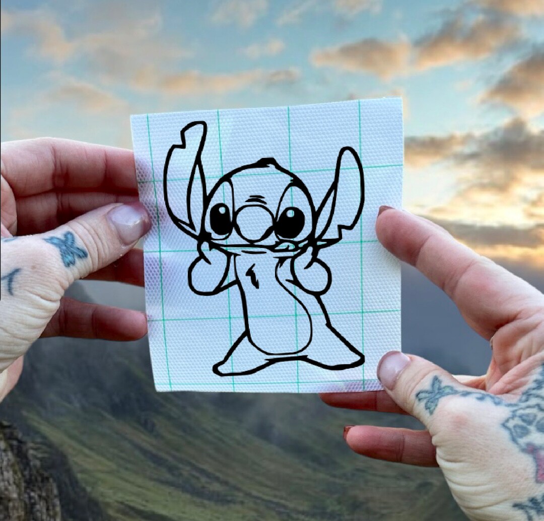 Stitch Vinyl Decal - Etsy