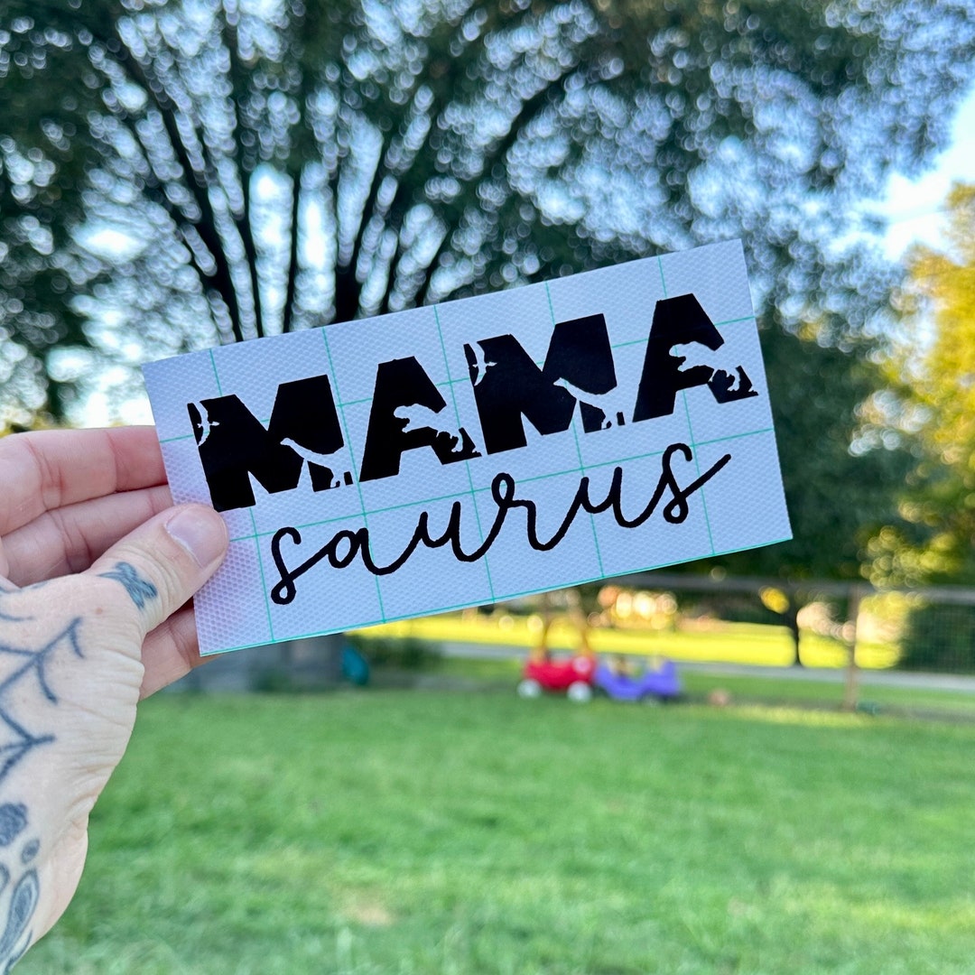 Mama Saurus Decal - Etsy