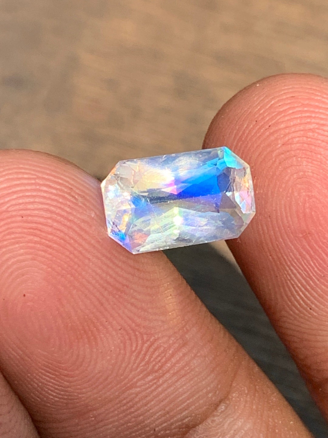 Rainbow Moonstone 2.70 Carat Natural Moonstone Blue Moonstone Untreated ...
