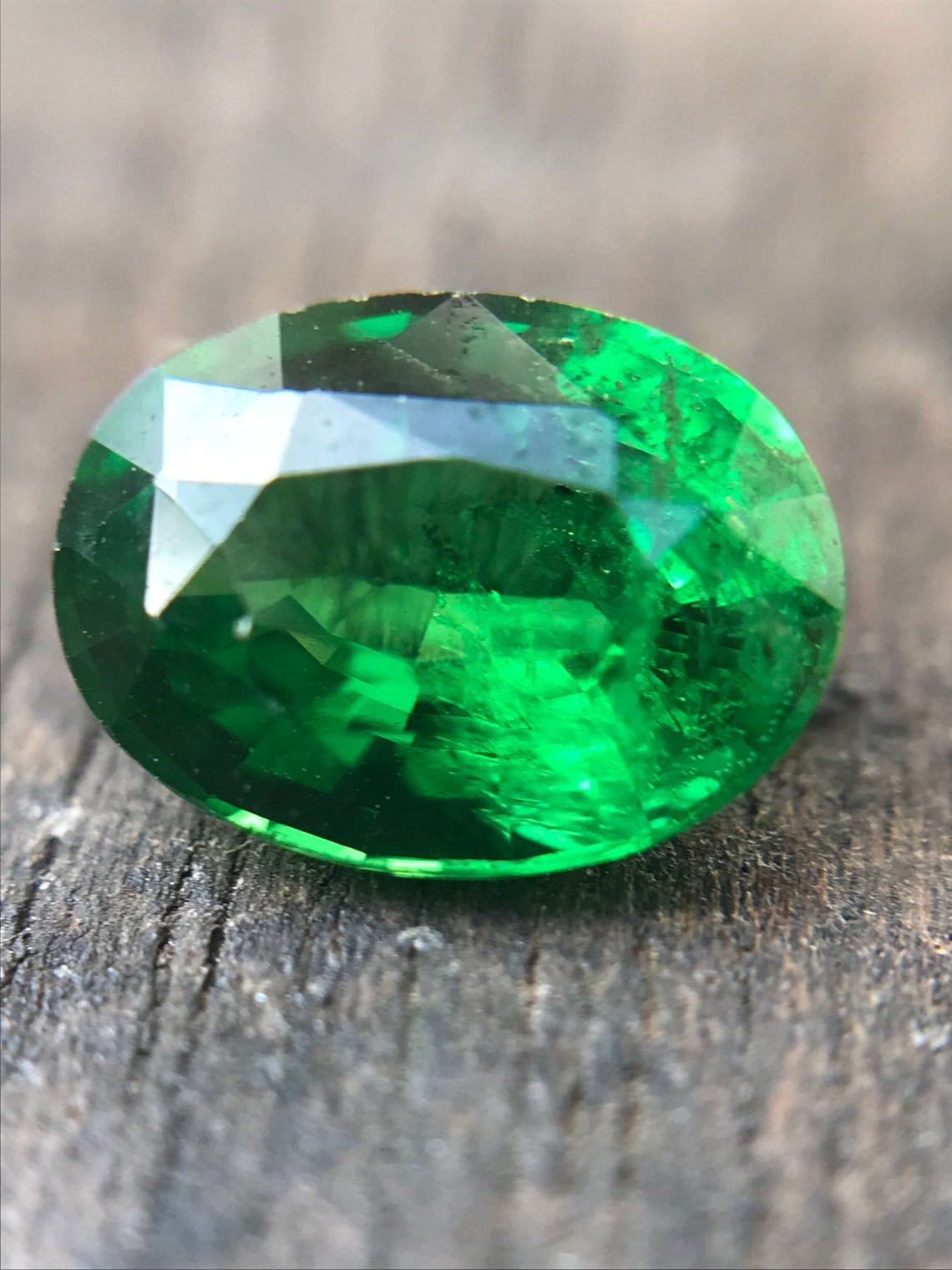 Natural Tsavorite | Oval Shape From Tanzania | Certified Gemstone | Green Garnet - Etsy