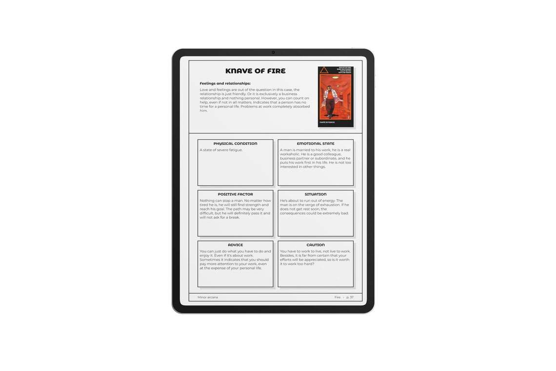 Manara Tarot Card Meanings Cheat Sheets: Beginner's Guide (PDF) - Etsy