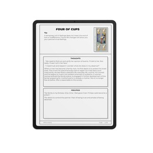 Decameron Tarot Card Meanings Cheat Sheets: Printable Guidebook (PDF ...