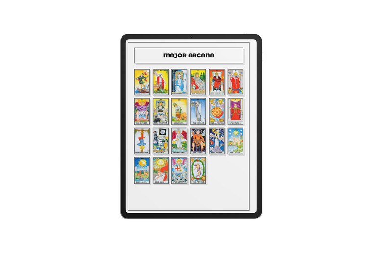Rider-waite Tarot Card Meanings Cheat Sheets: Beginner's Guide (PDF) - Etsy