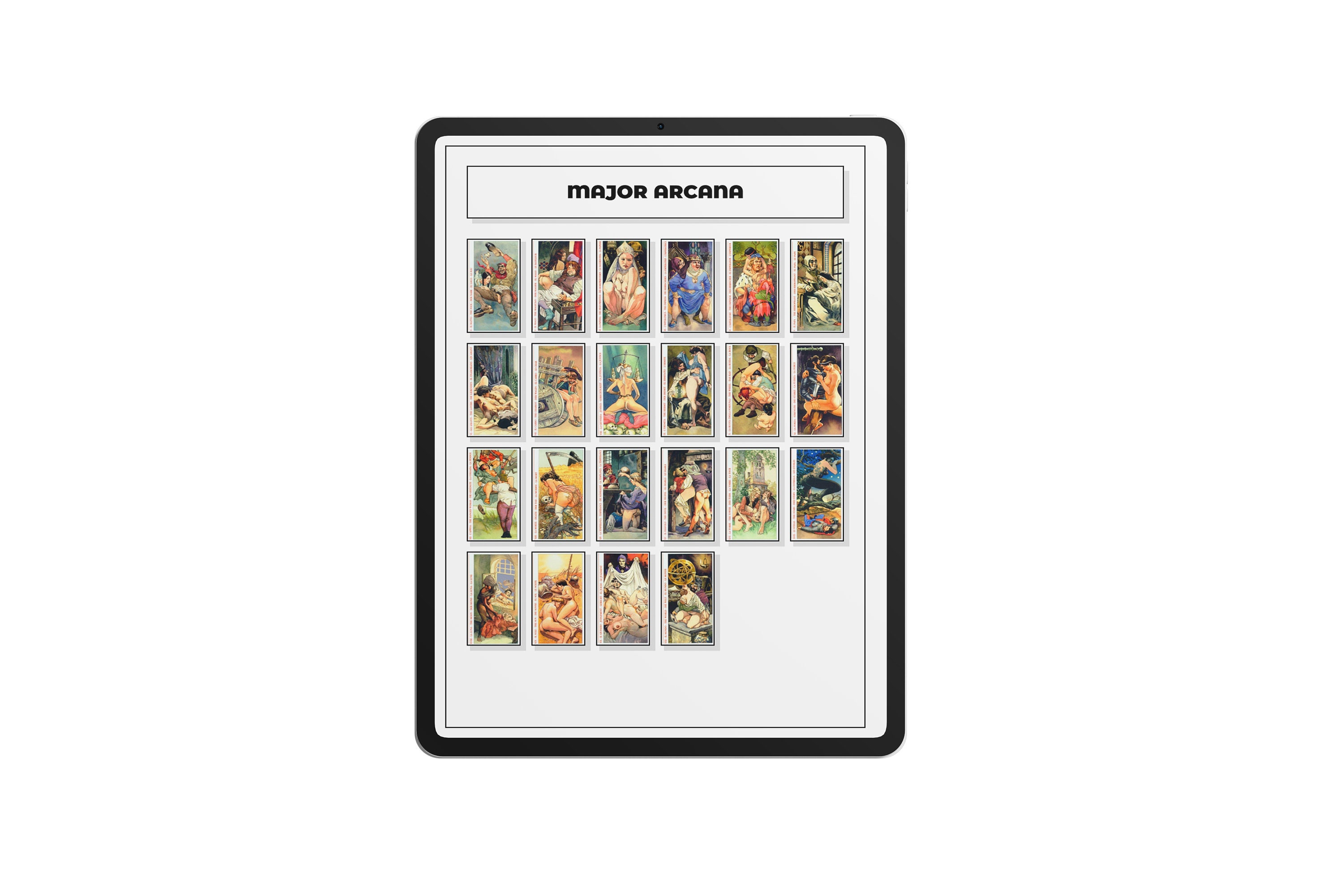 Decameron Tarot Card Meanings Cheat Sheets: Printable Guidebook (PDF ...