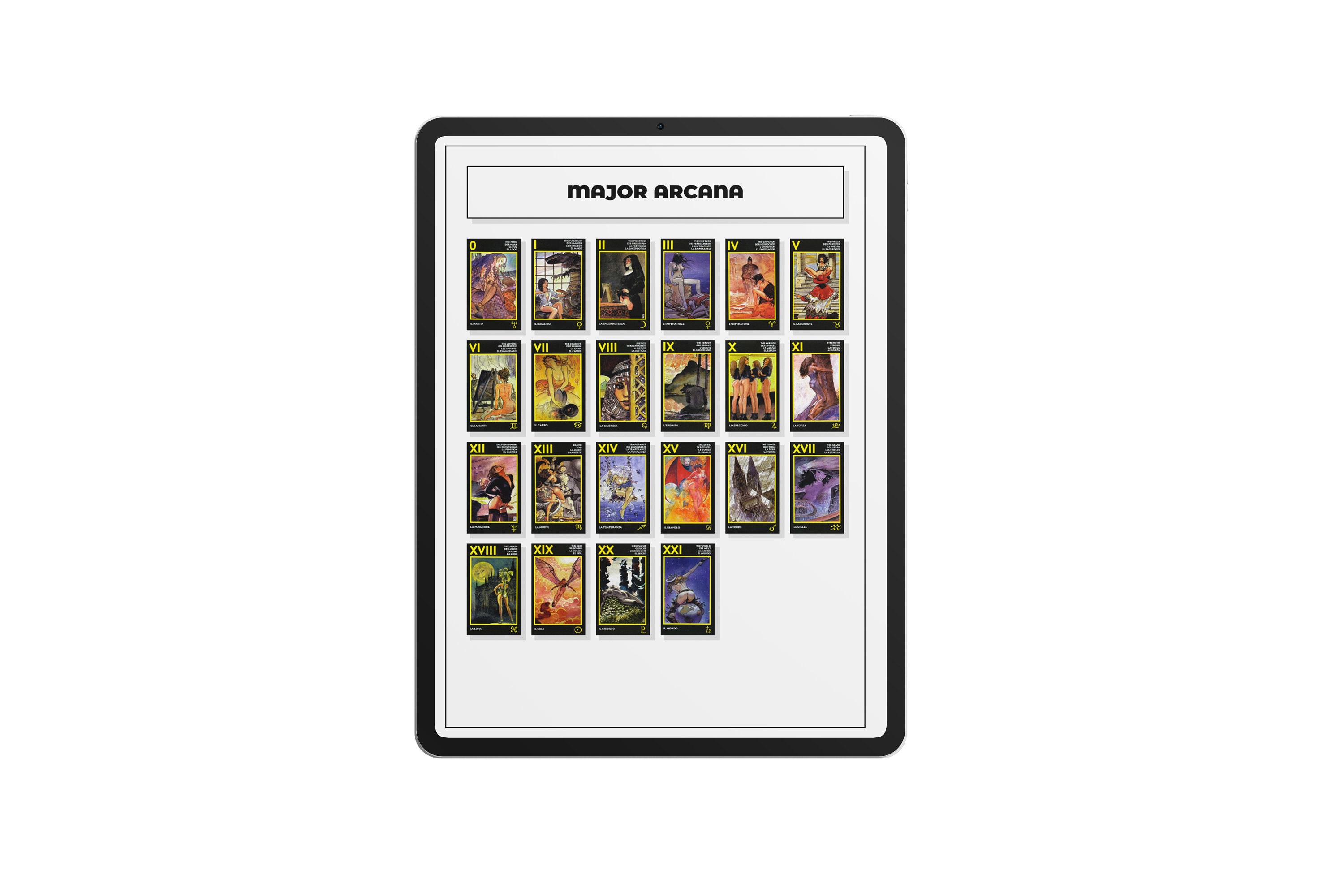 Manara Tarot Card Meanings Cheat Sheets: Beginner's Guide (PDF) - Etsy