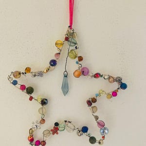 Beaded Wire Star - Etsy