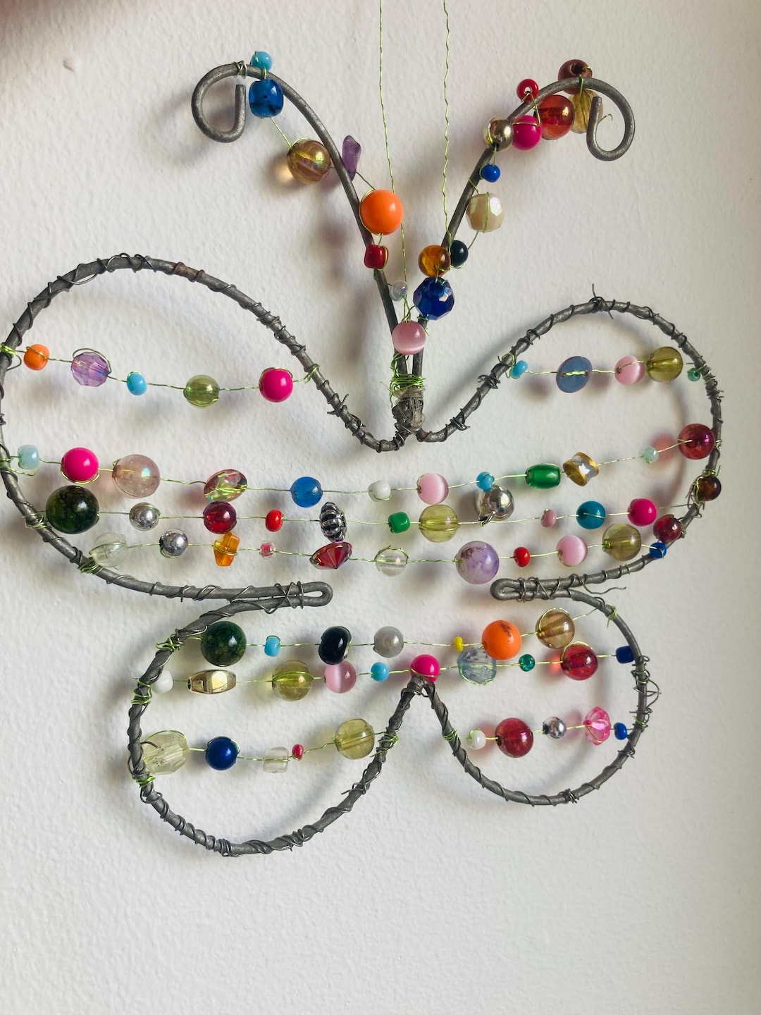 Beaded Wire Butterfly - Etsy