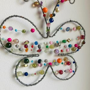 Beaded Wire Butterfly - Etsy