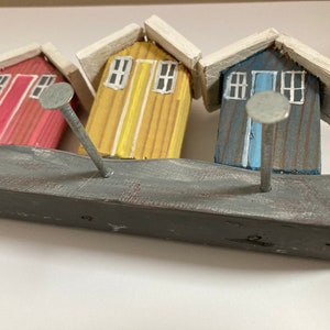 Wooden English Seaside Beach Huts Key Rack 24cm - Etsy