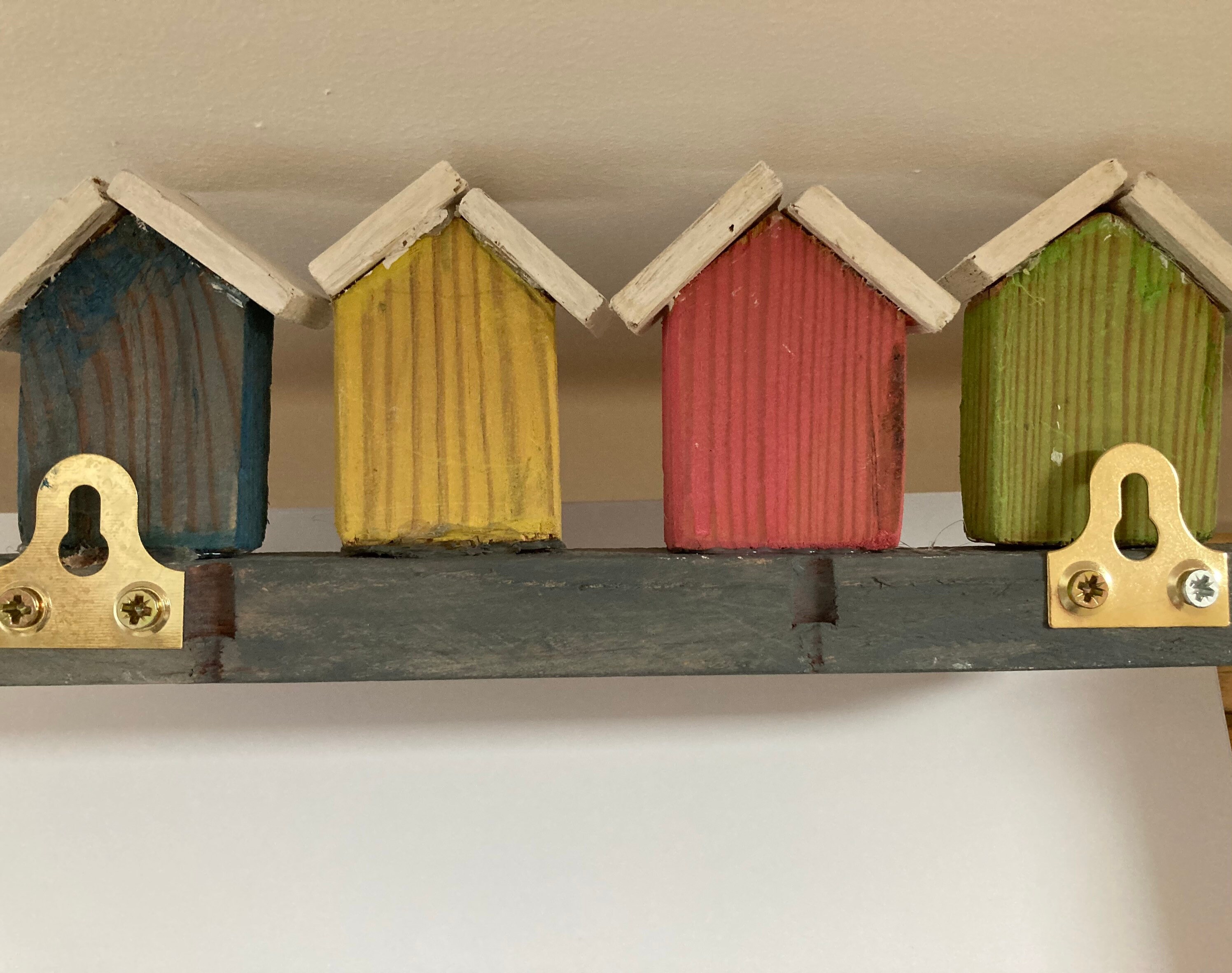 Wooden English Seaside Beach Huts Key Rack 24cm - Etsy