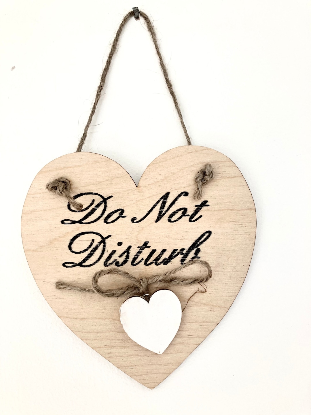 Do Not Disturb" Wooden Hanging Door Sign 12cm - Etsy