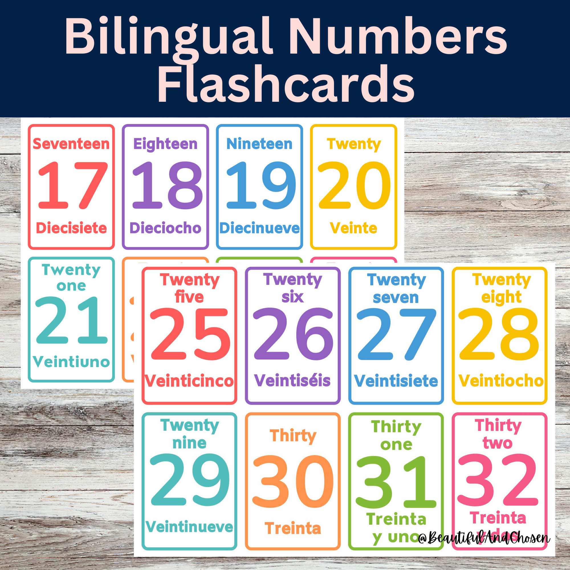 70+ Bilingual Basics Flashcards Bundle-spanish and English Printable ...