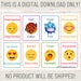 Emotions Flashcards, Spanish and English, Early Learning (PNG&PDF) - Etsy