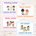Bilingual Classroom Center Labels-spanish and English- Classroom ...