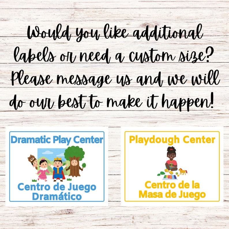 Bilingual Classroom Center Labels-spanish and English- Classroom ...