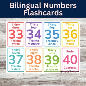 70+ Bilingual Basics Flashcards Bundle-spanish and English Printable ...