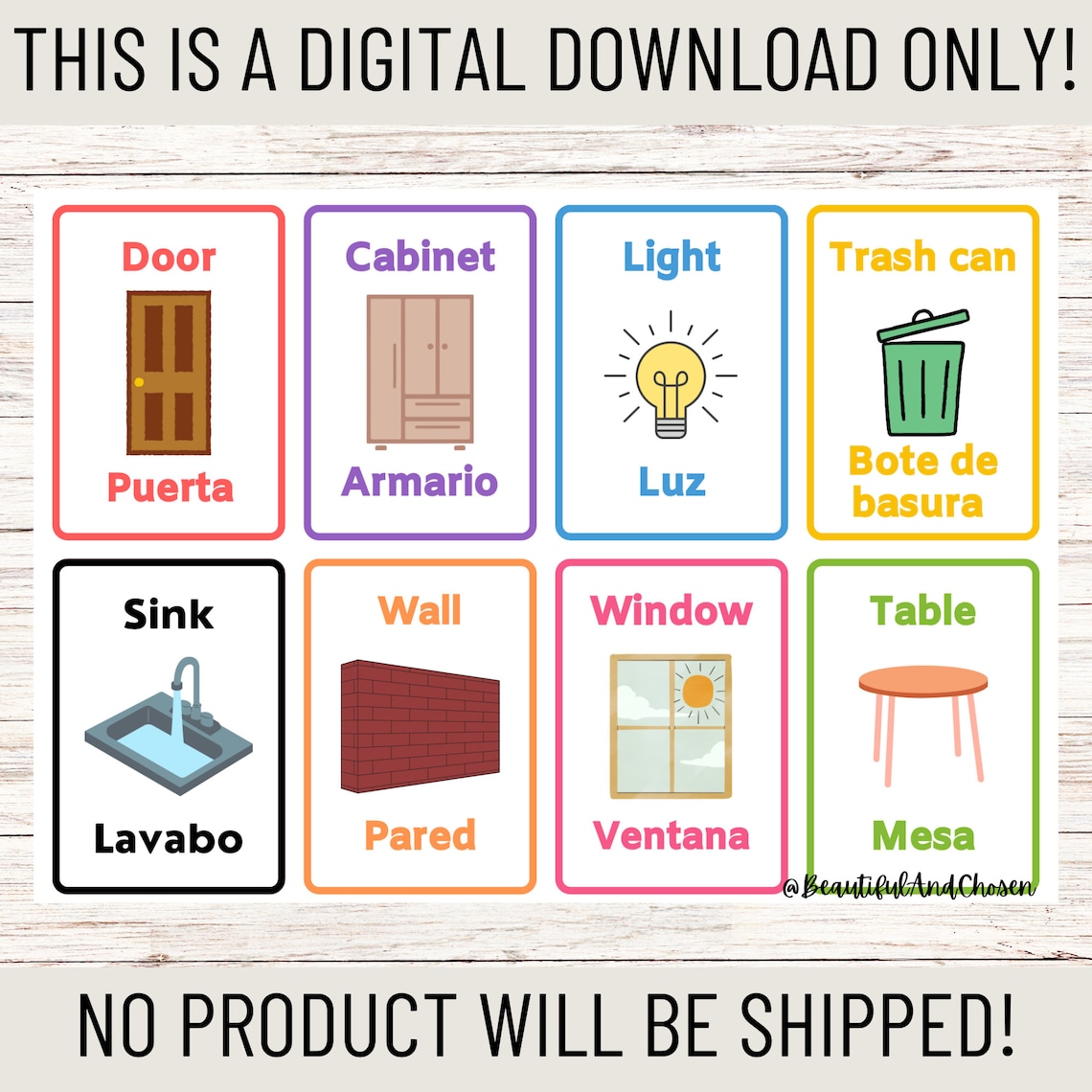 Bilingual Classroom Labels and Rules-spanish and English- Classroom ...