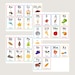 Spanish Alphabet Flashcards Printable With Letter Name Pronunciation - Etsy