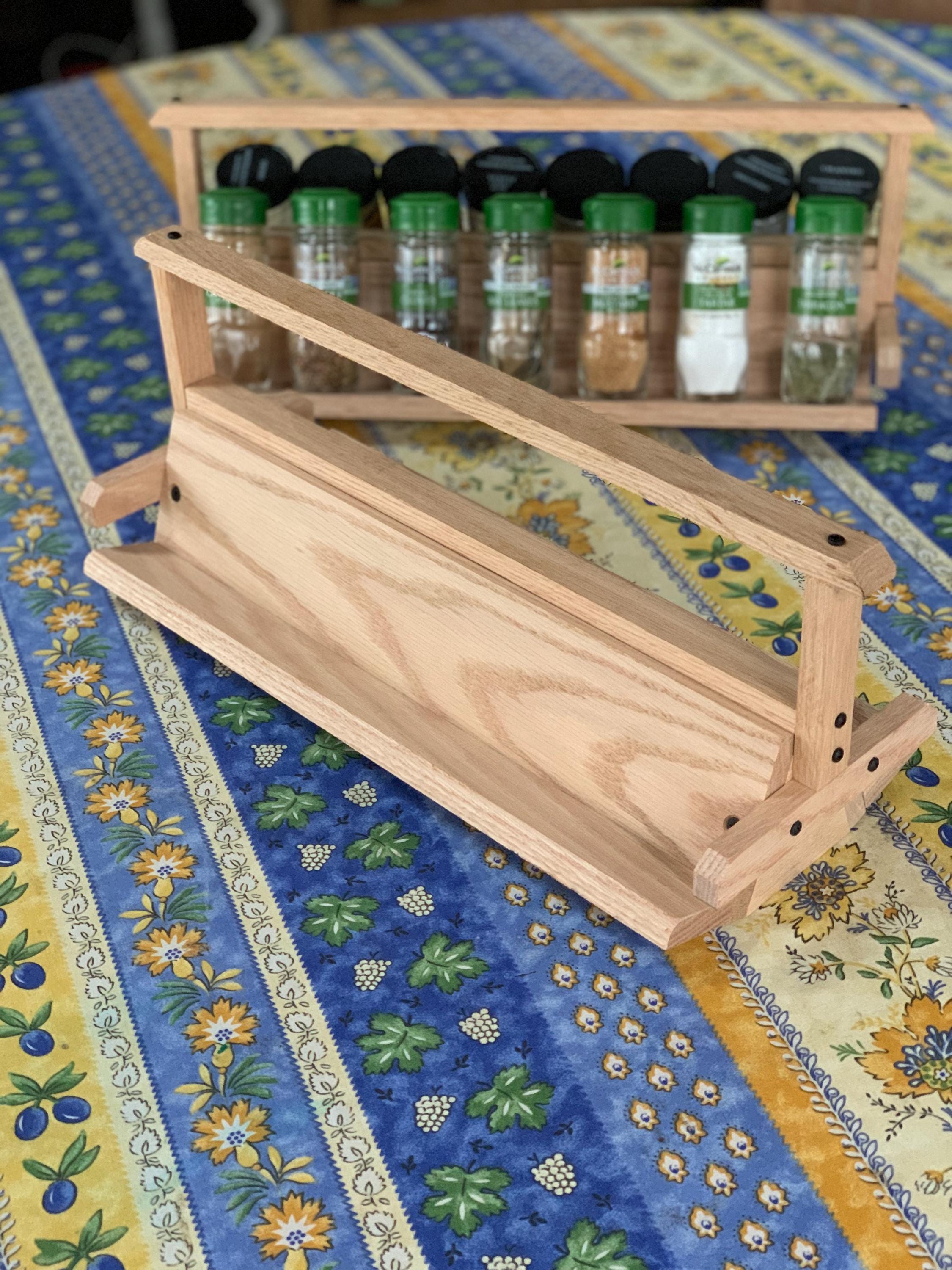 Spice Caddy With Handle, a Simple Portable Spice Rack for Countertop ...