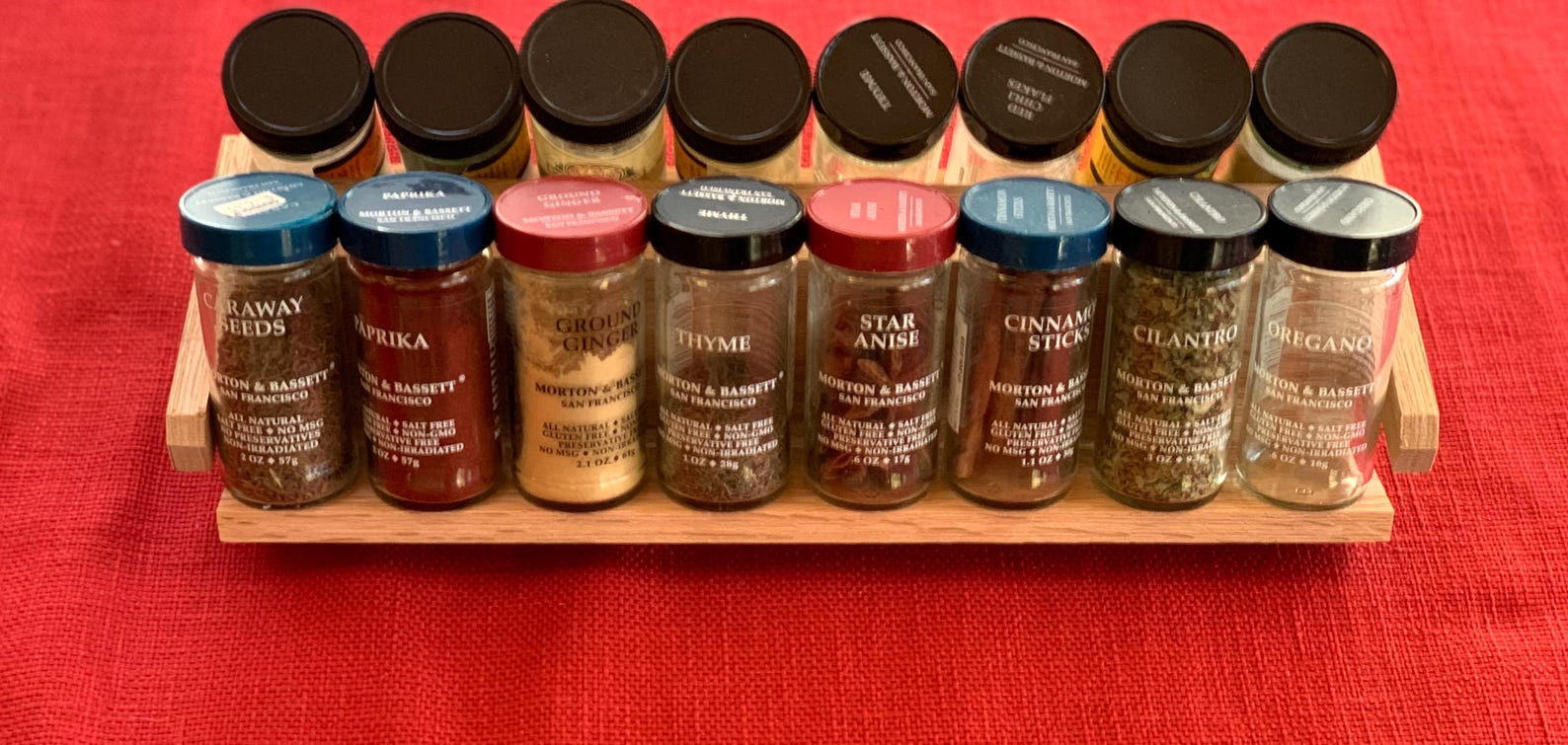 Spice Caddy, a Simple Portable Spice Rack for Countertop, Shelf or ...