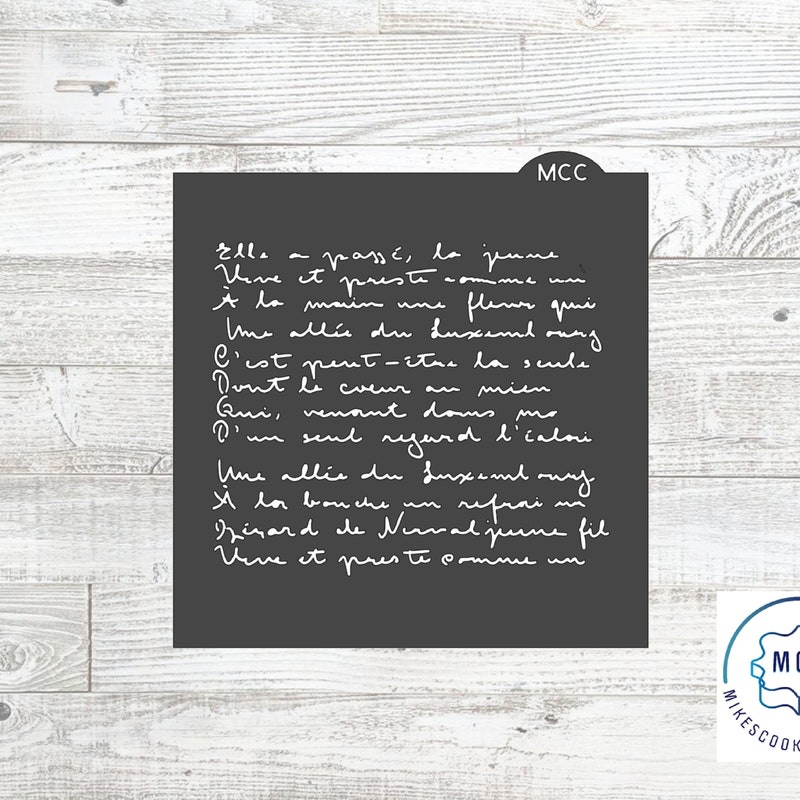 Handwriting Stencil - Etsy