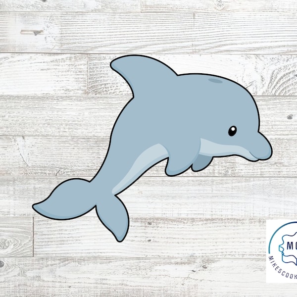 Dolphin Cookie - Etsy