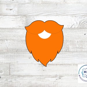 Leprechaun Mustache and Beard Cookie Cutter - Etsy