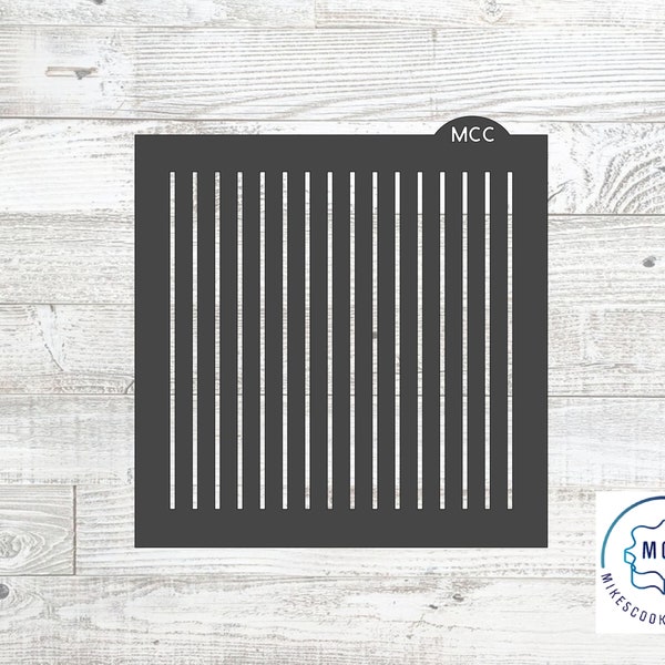 Lines Stencil - Etsy