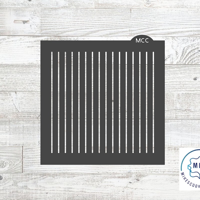 Lines Stencil - Etsy