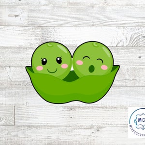 Peas in a Pod Twins Cookie Cutter - Etsy