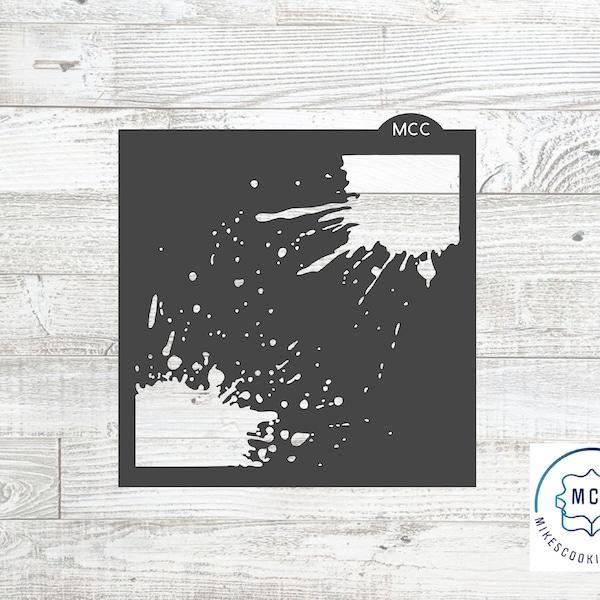 Splatter Stencil - Etsy