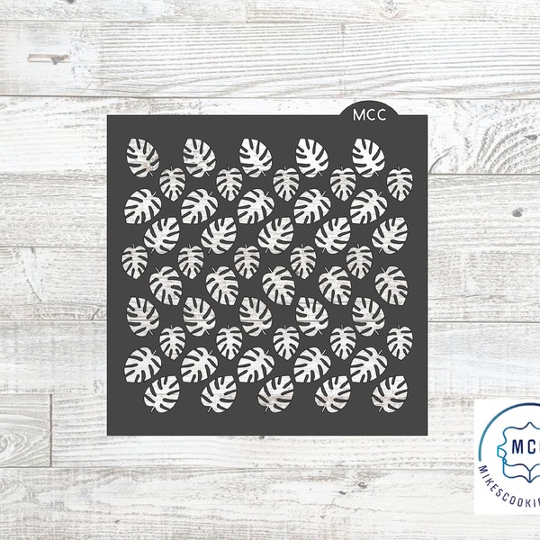 Palm Leaf Stencil - Etsy