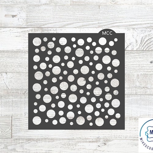 Concentric Circles Stencil A5 Size Modern Geometric - Etsy UK