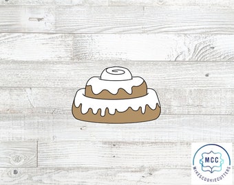 Cinnamon Roll Cookie Cutter - Etsy